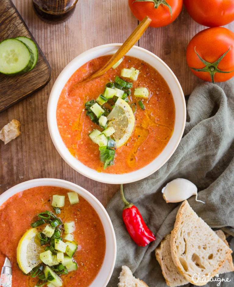 Gaspacho {facile et rapide} - Blog de Châtaigne