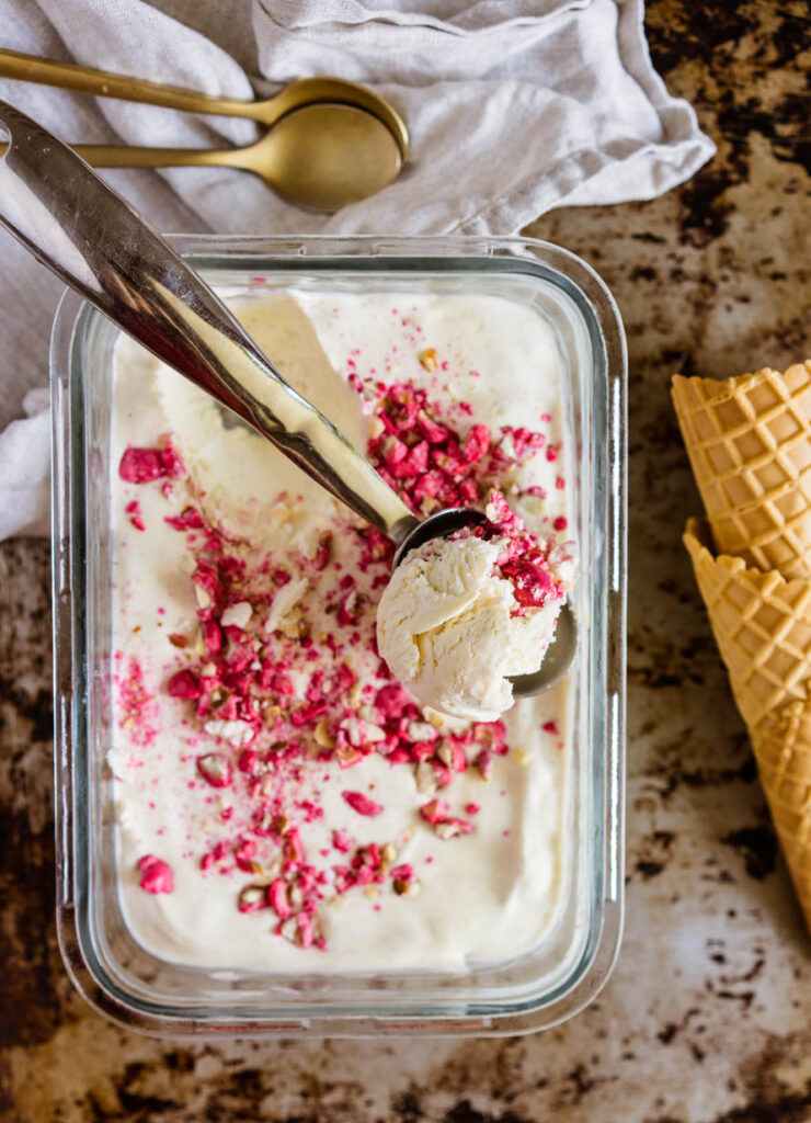 Glace vanille [sans sorbetière et avec 3 ingrédients] - Blog de Châtaigne